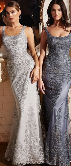 814 | Dresses | Copy Mermaid Long Embellished Pattern Formal Evening ...